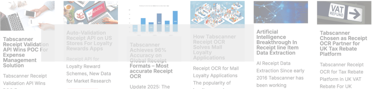 Tabscanner Case Studies Success Stories, Receipt Parsing API
